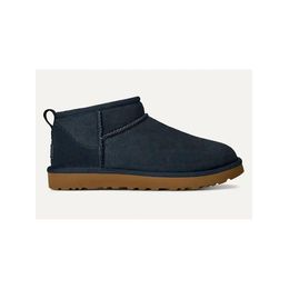 UGG Australia UGG Leder-Ankle-Boots "Classic Ultra Mini" in Dunkelblau - 19% | Gr&ouml;&szlig;e 40 | Stiefeletten