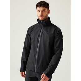 Regatta Regenjacke "Oakhowe" in Schwarz - 64% | Gr&ouml;&szlig;e L | Herren-outdoorjacken
