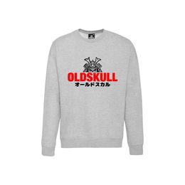 Oldskull Sweatshirt male Grey size L