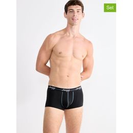 Sloggi 2er-Set: Boxershorts ''Start" in Schwarz - 55% | Gr&ouml;&szlig;e M | Herren-waesche