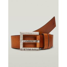 G-Star Raw G-Star Leder-G&uuml;rtel in Camel - 39% | Gr&ouml;&szlig;e 105 | Herrenguertel