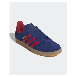 Adidas Leder-Sneakers "Gazelle" in Dunkelblau - 39% | Gr&ouml;&szlig;e 42 | Damen-sneakers