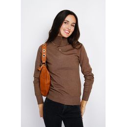 ASSUILI Rollkragenpullover in Braun - 62% | Gr&ouml;&szlig;e 40 | Damen-pullover-cardigans