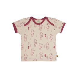 loud + proud Shirt in Creme/ Rot - 44% | Gr&ouml;&szlig;e 110/116 | Baby-shirts