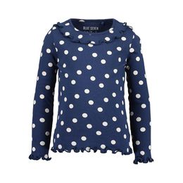 Blue Seven Longsleeve in Dunkelblau/ Wei&szlig; - 50% | Gr&ouml;&szlig;e 104 | Kinder-longsleeves