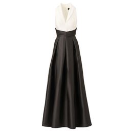 Adrianna Papell Abendkleid Damen Gr&ouml;&szlig;e 34 schwarz / wei&szlig; Winterkleid