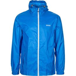 Regatta Regenjacke "Pack It III" in Blau - 48% | Gr&ouml;&szlig;e M | Herren-outdoorjacken