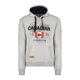 Canadian Peak Hoodie "Guitreak" in Grau - 65% | Gr&ouml;&szlig;e XL | Herren-sweatshirts-jacken