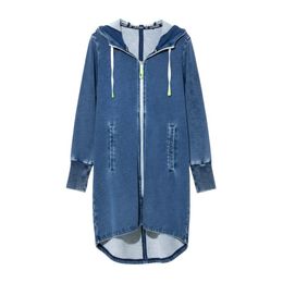 Lauras&oslash;n Zip-Up Hoodie female Blue size 56-58