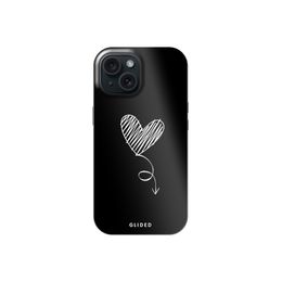 Glided Smartphoneh&uuml;lle 'Dark Heart Glided Handyh&uuml;lle' Damen Gr&ouml;&szlig;e iPhone 16 Pro Max schwarz