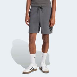 Shorts adidas Sportswear "FUTURE ICONS 3-STREIFEN", Herren, Gr. 3XL, N-Gr, grau six, normal, gr., Obermaterial: 67% Polyester, 33% Baumwolle, Hosen Shorts