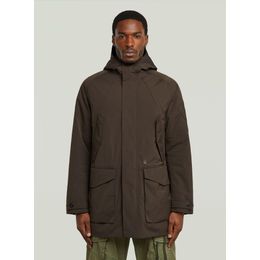 G-Star Raw Parka G-STAR "Multipocket Padded Parka", Herren, Gr. XXL, deep braun, Obermaterial: 57% Polyester, 43% Polyester, Jacken Parka