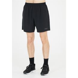Shorts Endurance "Kros", Gr. S, EURO-Gr&ouml;&szlig;en, schwarz, 95% Polyester, 5% Elasthan, unifarben, kurz, Hosen Shorts, mit praktischem Dehnbund