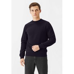 Sweatshirt INDICODE "INFence", Herren, Gr. M, schwarz, Sweatware, Obermaterial: 60% Baumwolle, 40% Polyester, unifarben, regular fit normal, Rundhals, Rippb&uuml;ndchen, Sweatshirts Sweatshirt