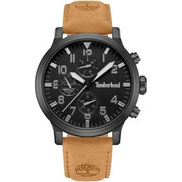 Timberland Herren Multifunktionsuhr &raquo;DRISCOLL&laquo; Armbanduhr, Quarzuhr, Herrenuhr, Datum, Lederarmband schwarz