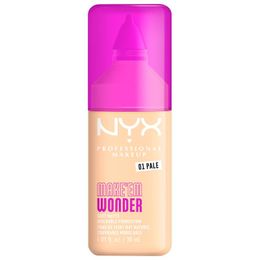 Nyx Cosmetics Nyx Professional Makeup Unisex NYX PROFESSIONAL MAKEUP Foundation &raquo;Make 'EM Wonder Foundation&laquo; perfekter No-Makeup-Makeup-Look bis zum Full Glam