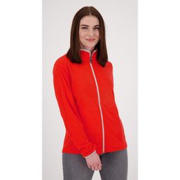 DEPROC Active Damen DEPROC Active Fleecejacke &raquo;DECORAH II WOMEN&laquo; weiche Fleecejacke in traditioneller Optik rot 36/38 (M)