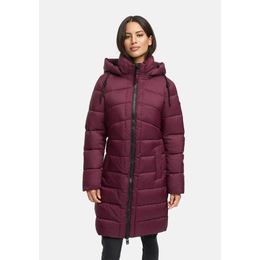 Marikoo Damen Winterjacke "Kaltn&auml;schen"wine, Gr. S, Obermaterial: 100% Polyester; Futter: 100% Polyester; Wattierung: 100% Polyester; &Auml;rmelfutter: