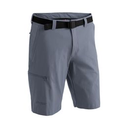 Funktionsshorts Maier Sports "Huang", Herren, Gr. 66, Normalgr&ouml;&szlig;en, grau, 90%Polyamid, 10% Elasthan, Hosen, Herren Shorts, kurze Outdoor-Hose, Bermudas mit 4 Taschen, Regular Fit