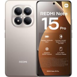 Xiaomi Smartphone &raquo;Redmi Note 15 Pro 8+256&laquo; Titanium MediaTek Helio G200-Ultra