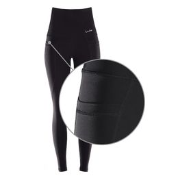 WINSHAPE Damen Leggings &raquo;Functional Comfort HWL115C&laquo; High Waist mit praktischen Taschen schwarz XL, Normalgr&ouml;&szlig;en