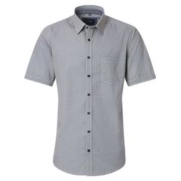 Kurzarmhemd Casamoda "Casamoda Freizeithemd Kurzarm Print", Herren, Gr. XL, Normalgr&ouml;&szlig;en, gelb, 100% Baumwolle, bedruckt, l&auml;ssig geschnitten, Hemden