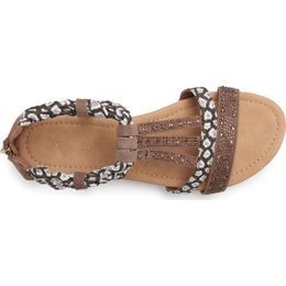 Lascana Damen Sandale braun Gr&ouml;&szlig;e 37