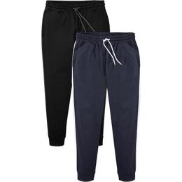 bonprix Herren bonprix Jogginghose mit weichem Innenmaterial, mit seitlichen Kontraststreifen 44/46, N-Gr