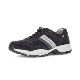 Sneaker Gabor "Sneaker low", Herren, Gr. 40,5, blau, Schuhe Sneaker