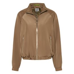 Fuchs & Schmitt Fuchs Schmitt Damen Blouson Umschlagkragen, Regular Fit, leicht gl&auml;nzende Qualit&auml;t 38