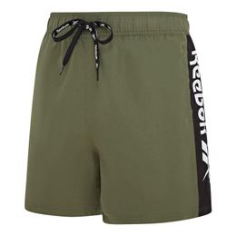 Reebok Herren Badeshorts &raquo;Clayton&laquo; 1 Stk. mit Kordelzug und elastischem Bund, mit Logo, schnell trocknend, basic gr&uuml;n S, N-Gr
