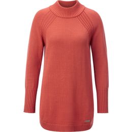CR&Eacute;ATION L Damen Longpullover mit abgerundetem Saum terra Gr&ouml;&szlig;e 40
