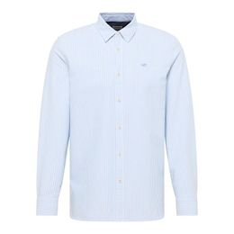 Mustang Herren Mustang Langarmhemd &raquo;Herren Style Edinburg&laquo; blau 3XL, US-Gr&ouml;&szlig;en
