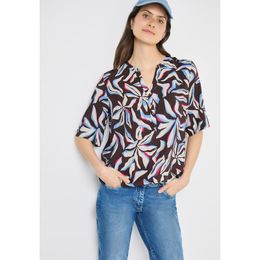 Cecil Damen Druckbluse Sommerbluse mit floralem Muster XS (36)