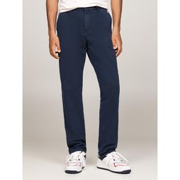 Tommy Jeans Herren Chinohose &raquo;TJM RYAN TWILL CHINO&laquo; mit Logo-Patch blau 32, L&auml;nge 34
