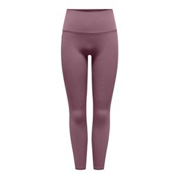 Only Play Damen Funktionstights "ONPJAM-3-SANA XHW TIGHTS NOOS", rosa, Gr. L, unifarben, Jersey, Obermaterial: 80% Nylon, 20% Elasthan, Hosen, mit