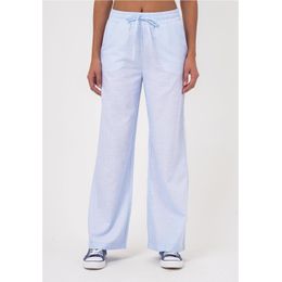 Sweathose FRESHLIONS "Lucinda", Damen, Gr. S, EURO-Gr&ouml;&szlig;en, blau (hellblau), 65% Baumwolle, 35% Polyester, unifarben, lang, Hosen Sweathose, im klassischen Design