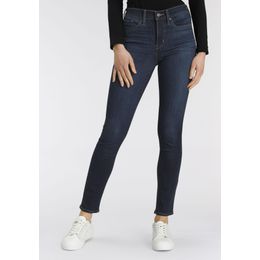 Levi's Slim-fit-Jeans LEVI'S "311 SHAPING SKINNY", Damen, Gr. 29, L&auml;nge 28, blau (schwarz indigo), Denim/Jeans, Obermaterial: 60% Baumwolle, 23% Viskose, 16% Polyester, 1% Elasthan, skinny fit lang, Jeans Slim-fit-Jeans, im 5-Pocket-Stil, Topseller
