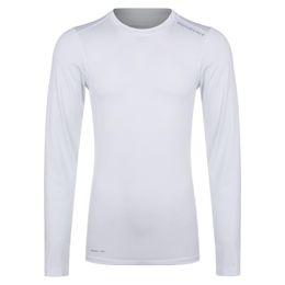 Funktionsshirt Endurance "Power Jr.", Jungen, Gr. 152, wei&szlig;, 90% Polyester, 10% Elasthan, unifarben, normal, Rundhals, Shirts Funktionsshirt, mit atmungsaktiven Mesh-Eins&auml;tzen