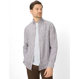 Leinenhemd Brax "Style DANIEL", Herren, Gr. XXL, Normalgr&ouml;&szlig;en, braun, Web, 100% Leinen, Hemden