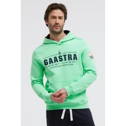 Kapuzensweatshirt Gaastra, Herren, Gr. M, reef gr&uuml;n, Sweatware, Material: 72% Baumwolle, 28% Polyester, bedruckt, regular fit normal, Rundhals, eingesetzt Rippb&uuml;ndchen, Sweatshirts, mit Baumwolle