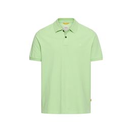 Poloshirt Camel Active, Damen, Gr. L, pistachio gr&uuml;n, Piqu&eacute;, Obermaterial: 100% Baumwolle, unifarben, normal h&uuml;ftbedeckend, Rundhals, B&uuml;ndchen, Shirts, mit Logo-Stickerei