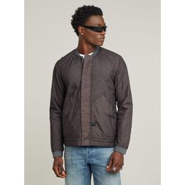 G-Star Raw Outdoorjacke G-STAR "Light Padded Quilted Jacke", Herren, Gr. L, gs grau gd, Obermaterial: 100% Polyimid, Jacken Outdoorjacke