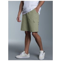 Jerseyhose TRIGEMA "TRIGEMA Cargo-Bermuda aus 100% Baumwolle", Herren, Gr. XL, Normalgr&ouml;&szlig;en, salbei, Web, 100% Baumwolle, Hosen Jerseyhose