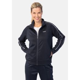 Sweatjacke STOOKER WOMEN "Training Sweatjacke", Damen, Gr. 40/42, blau (navy), angeraute Sweatware, 100% Polyester, regular fit, ohne Ausschnitt, Sweatjacken Sweatjacke, Sweatjacke Sport Synthetic f&uuml;r Damen