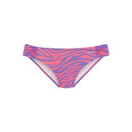 Venice Beach Damen Bikini-Hose &raquo;Fjella&laquo; mit gerafften Eins&auml;tzen bunt 34, N-Gr