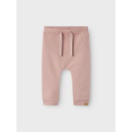 name it Jungen Sweathose &raquo;NBNTAKKI f&uuml;r M&auml;dchen und Jungen mit Kordelzug&laquo; unifarben, casual, regular fit, Baumwollmischung, Sweatware rosa 104, N-Gr