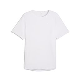Trainingsshirt Puma "CLOUDSPUN Running-T-Shirt Herren", Herren, Gr. S, wei&szlig;, Obermaterial: 94% Polyester, 6% Elasthan, regular fit, Rundhals, Shirts