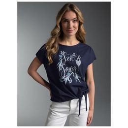 TRIGEMA Damen T-Shirt &raquo;TRIGEMA T Shirt mit Maritimem Motiv&laquo; 1 L