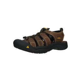 Sandale Keen "Keen Wanderschuhe Leder/Textil", Herren, Gr. 42,5, braun, Leder, Textil, Schuhe Sandale